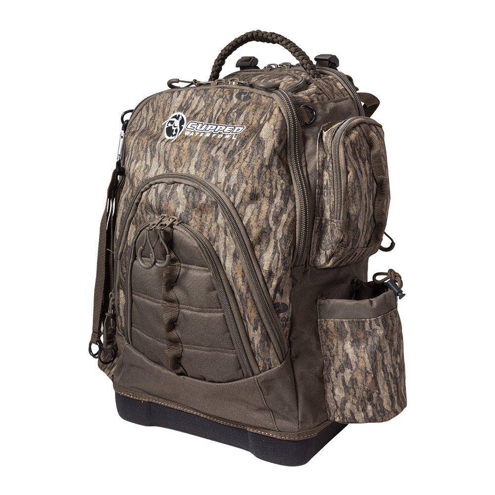 Cupped Waterfowl Hunting Backpack Mossy Oak Bottomland - Feather Arms