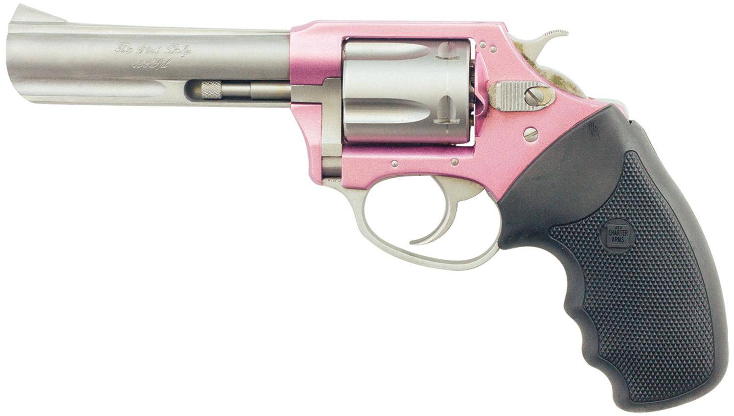 Charter Arms Pink Lady Handgun .38 Spl 5rd Capacity 4.2″ Barrel Pink ...