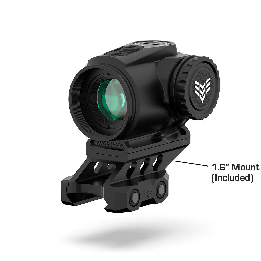Swampfox Raider Micro Prism Red Dot Sight 1×20 Red Ir 6 Moa - Feather Arms
