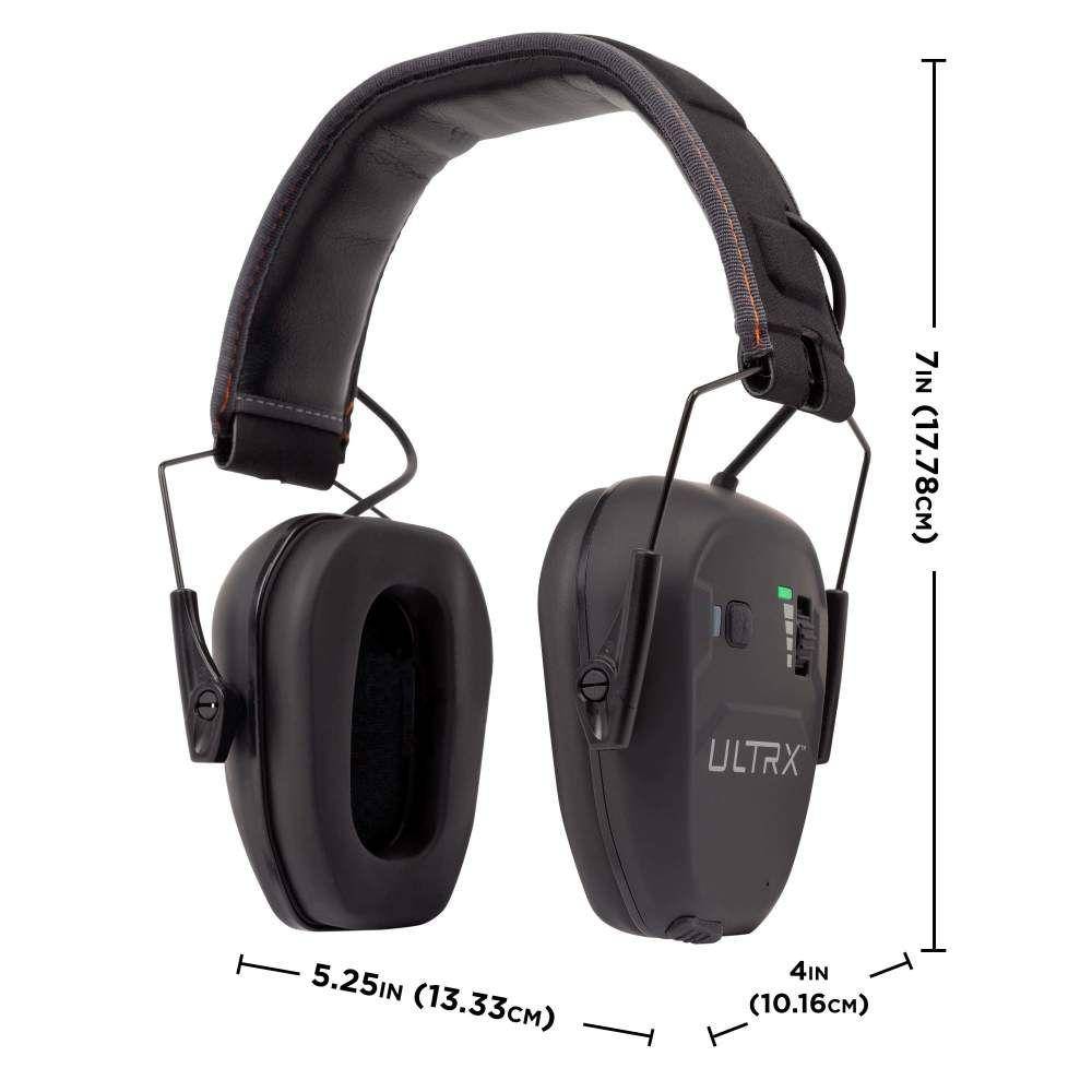 Allen Ultrx Bionic Fuse Bluetooth Passive Earmuff 22db Midnight Grey ...