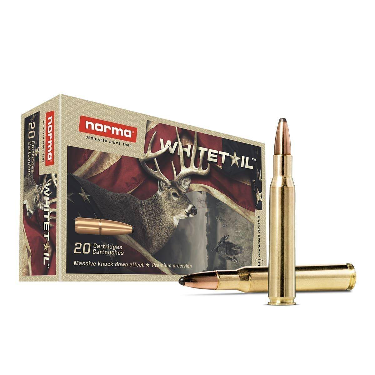 Norma Whitetail Rifle Ammunition 30-30 Win 150gr Sp 2362 Fps 20/ct ...