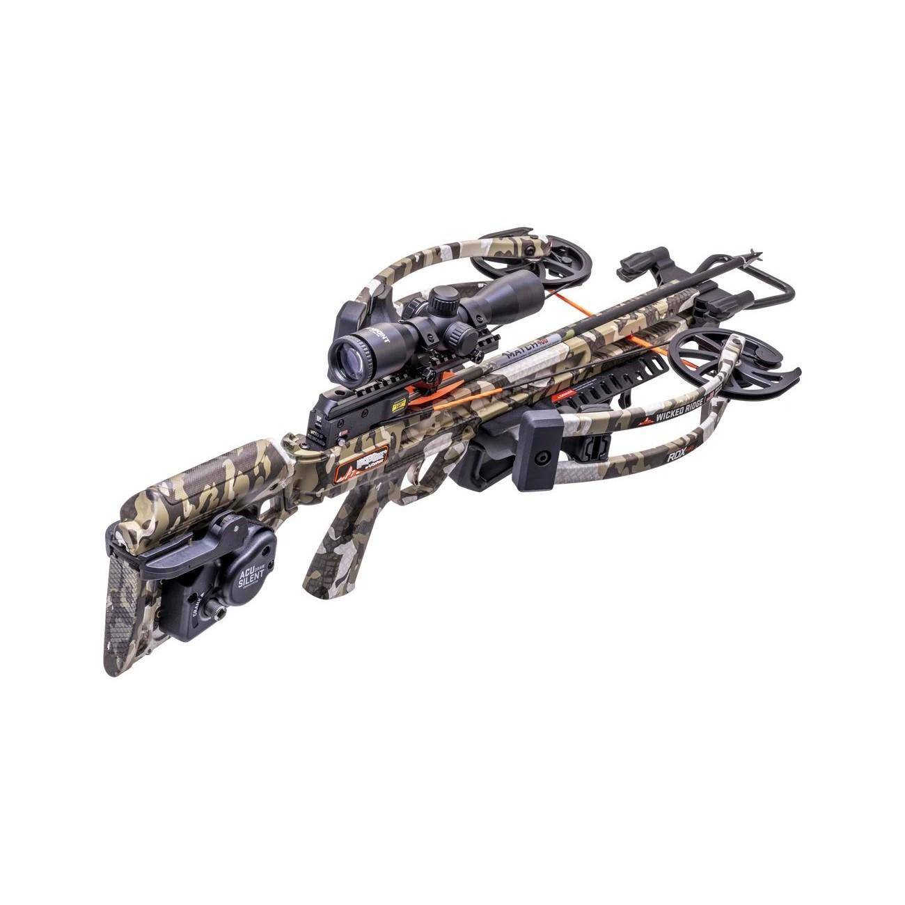 Wicked Ridge Rdx 410 Reverse-Draw Crossbow Acudraw Silent Pro-View 400 ...