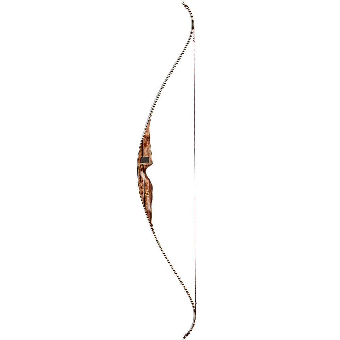 Bear Traditional Bow Super Grizzly Rh50 Shedua/black Stripe - Feather Arms