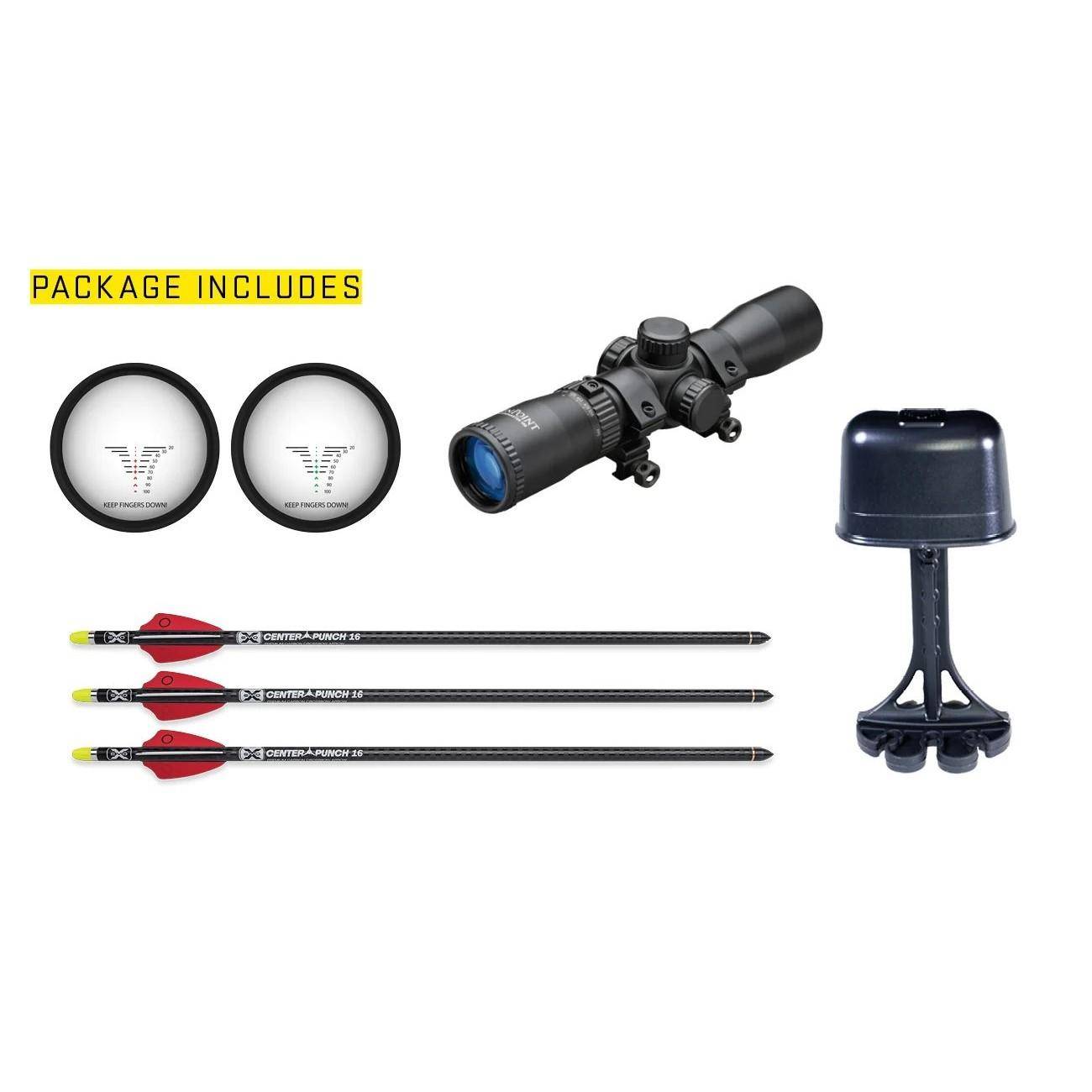 Tenpoint Siege 425 Acuslide Rangemaster 100 Scope Moss Green - Feather Arms