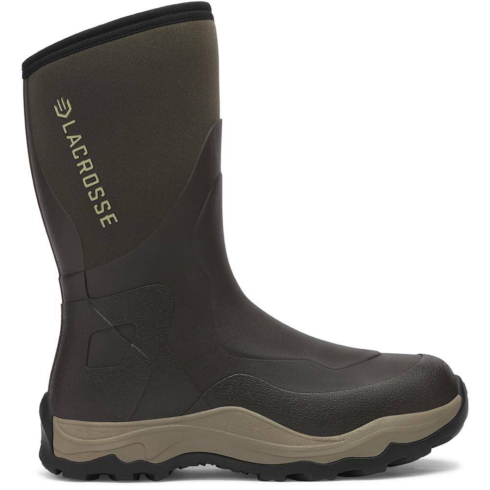 Lacrosse Alpha Agility Field Boot 12″ Brown Size 13 - Feather Arms