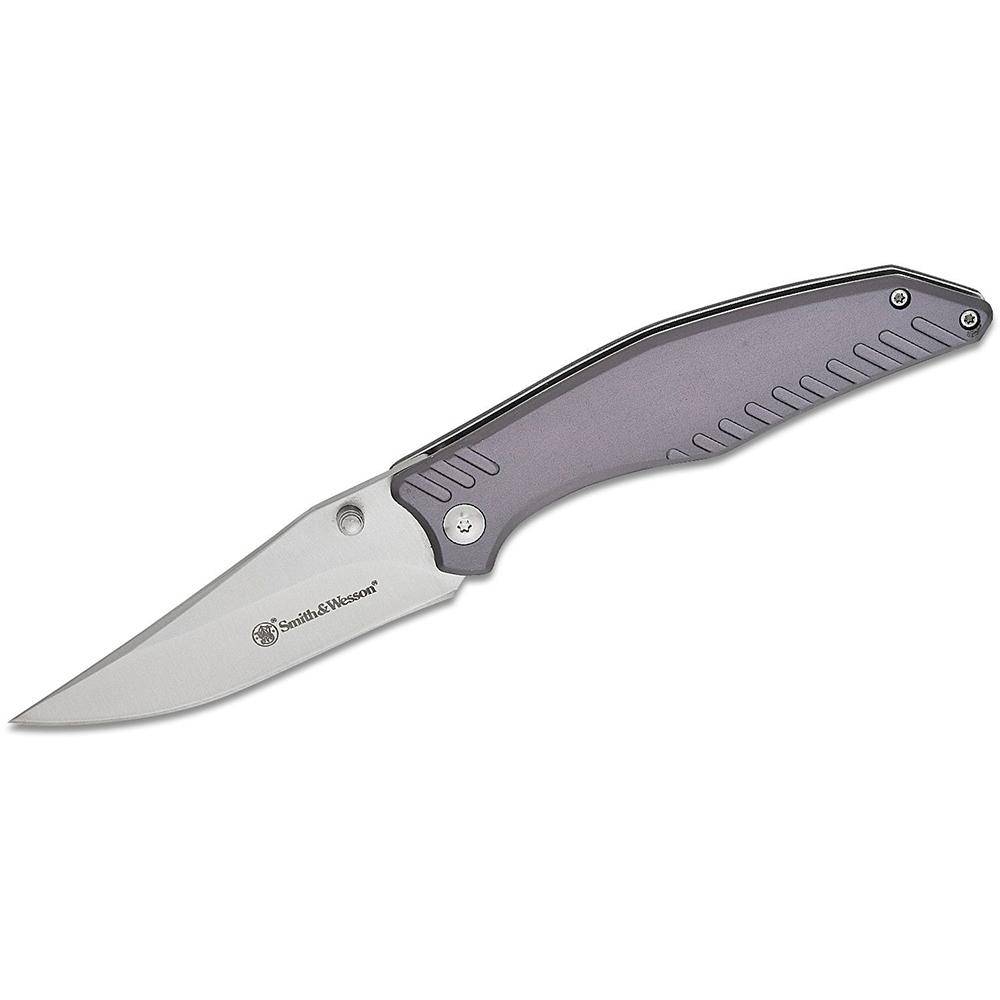 Smith & Wesson Black Ops Folding Knife 3-1/2″ Clip Point Blade Slate ...