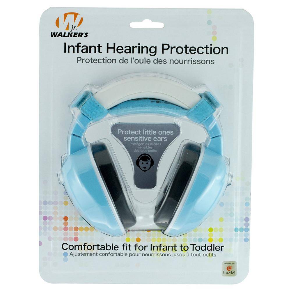 Walker’s Infant To Toddler Passive Ear Muffs 20db Baby Blue - Feather Arms