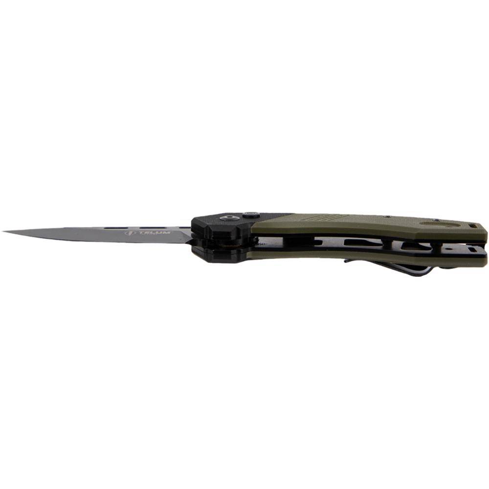 Telum Scorch Tactical Automatic Folding Knife 3-1/2″ Drop Point Blade ...