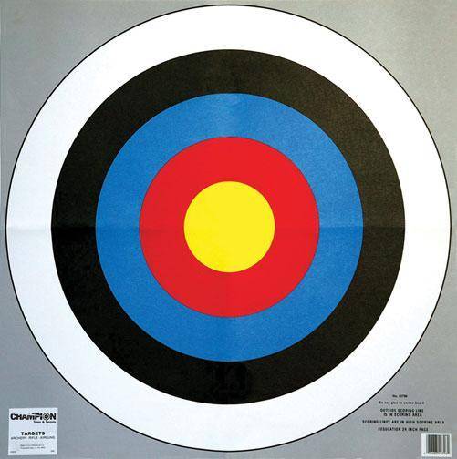Christensen Armsmpion Archery Target - 24" Bullseye 2/pack - Feather Arms