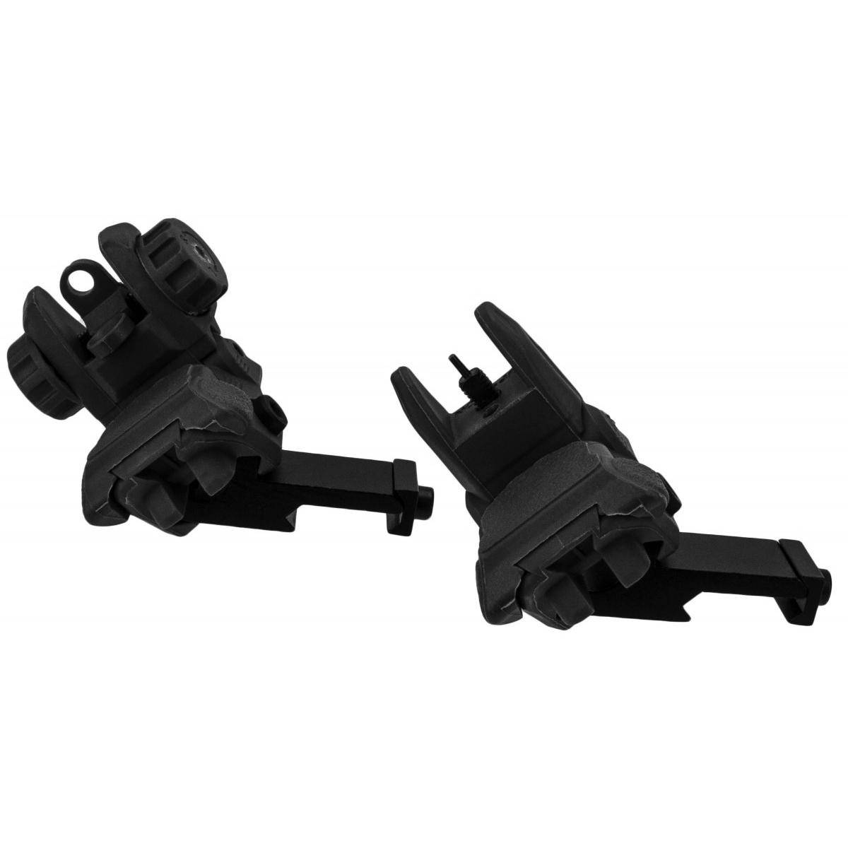 Tacfire AR-15 45 Degree/Low Profile Pop Up Sights - Black Polymer ...