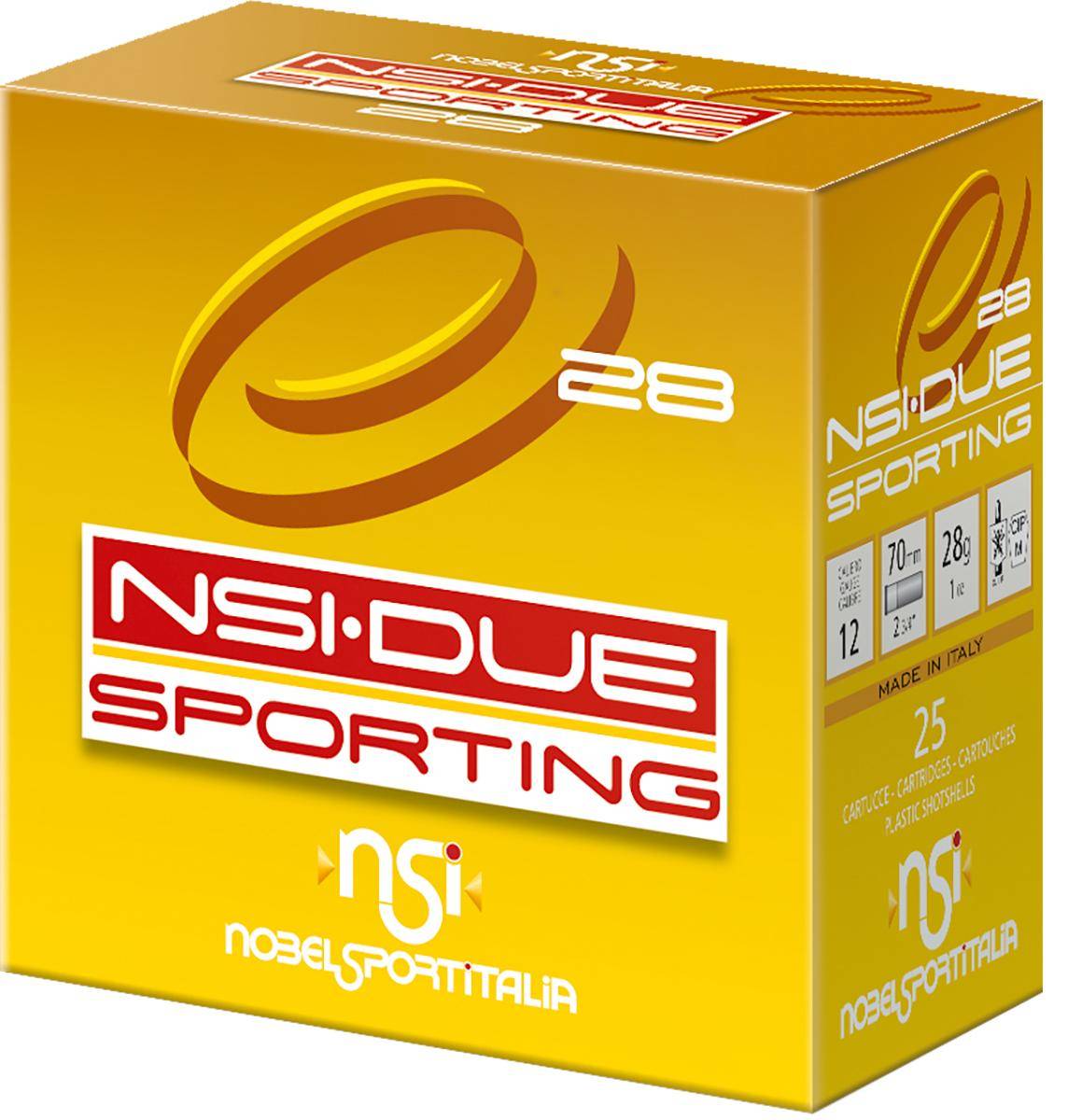 Nobel NSI Due Sporting Shotshells 12 ga 2-3/4 1 oz 1345 fps #7 25/ct ...