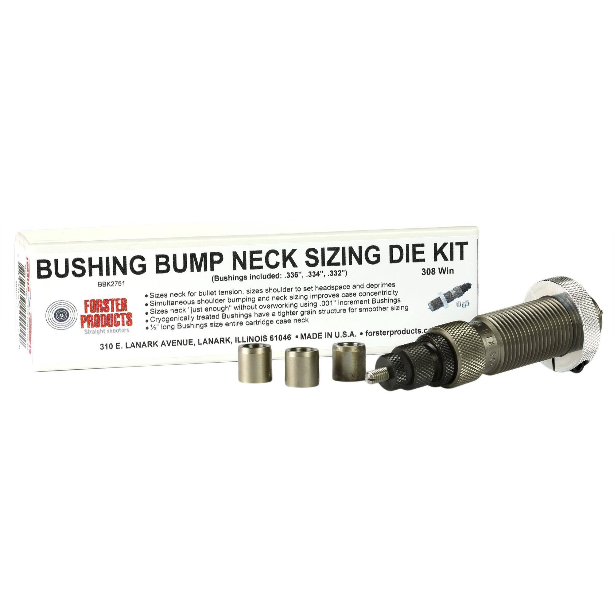 Forster Bushing Bump Kit 6×47 LAPUA