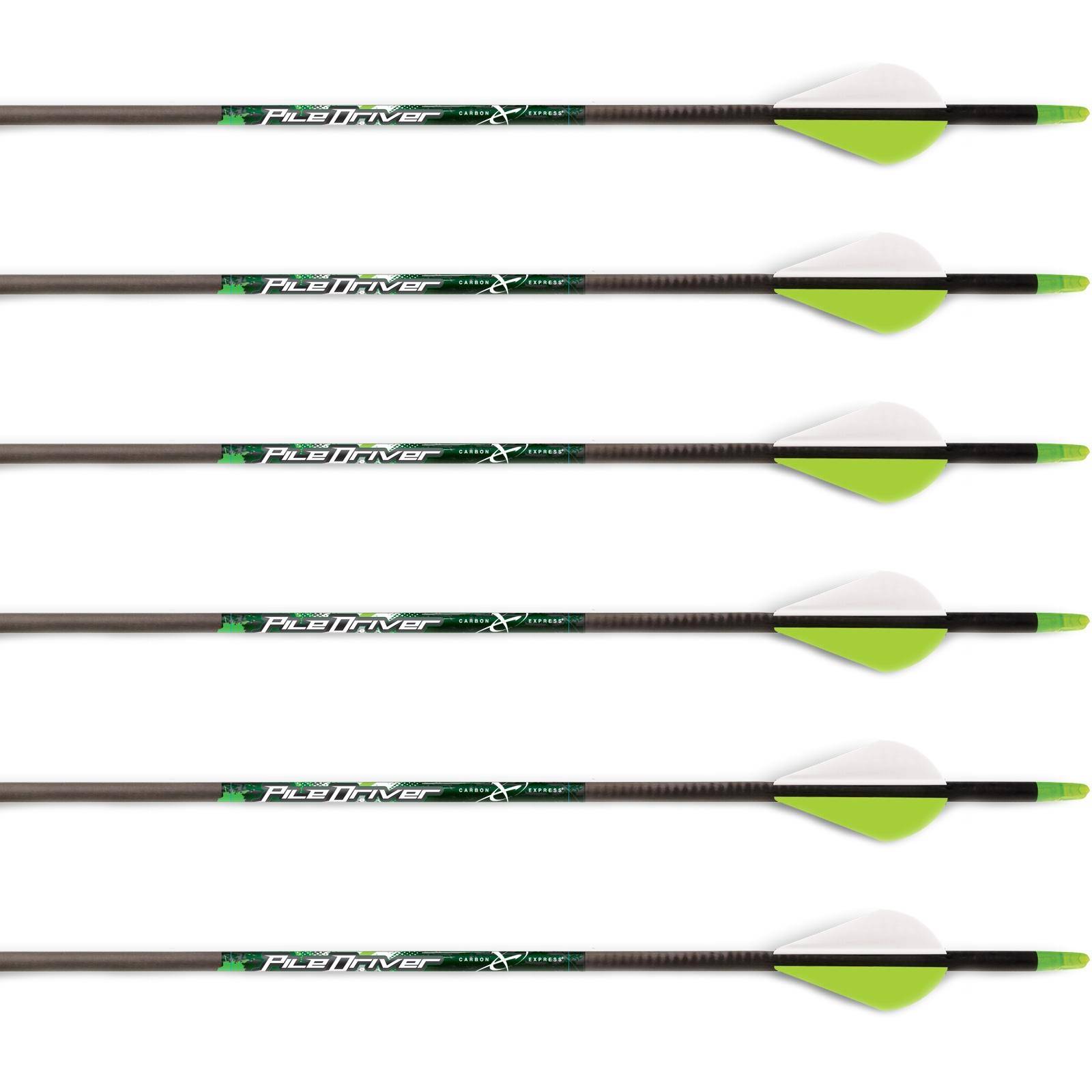 Carbon Express PileDriver Crossbolts 20″ - 6pk - Feather Arms