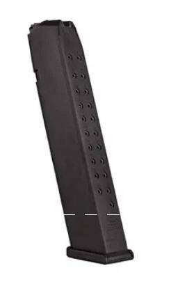 Glock Gen5 Factory Magazine G17 G17L G19 G19X G26 G34 9mm Luger - Black ...