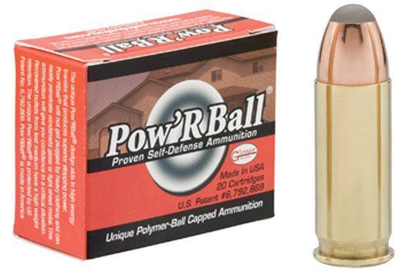 Glaser Pow’RBall Handgun Ammunition .38 Super 100 gr JHP 1525 fps 20/box - Feather Arms