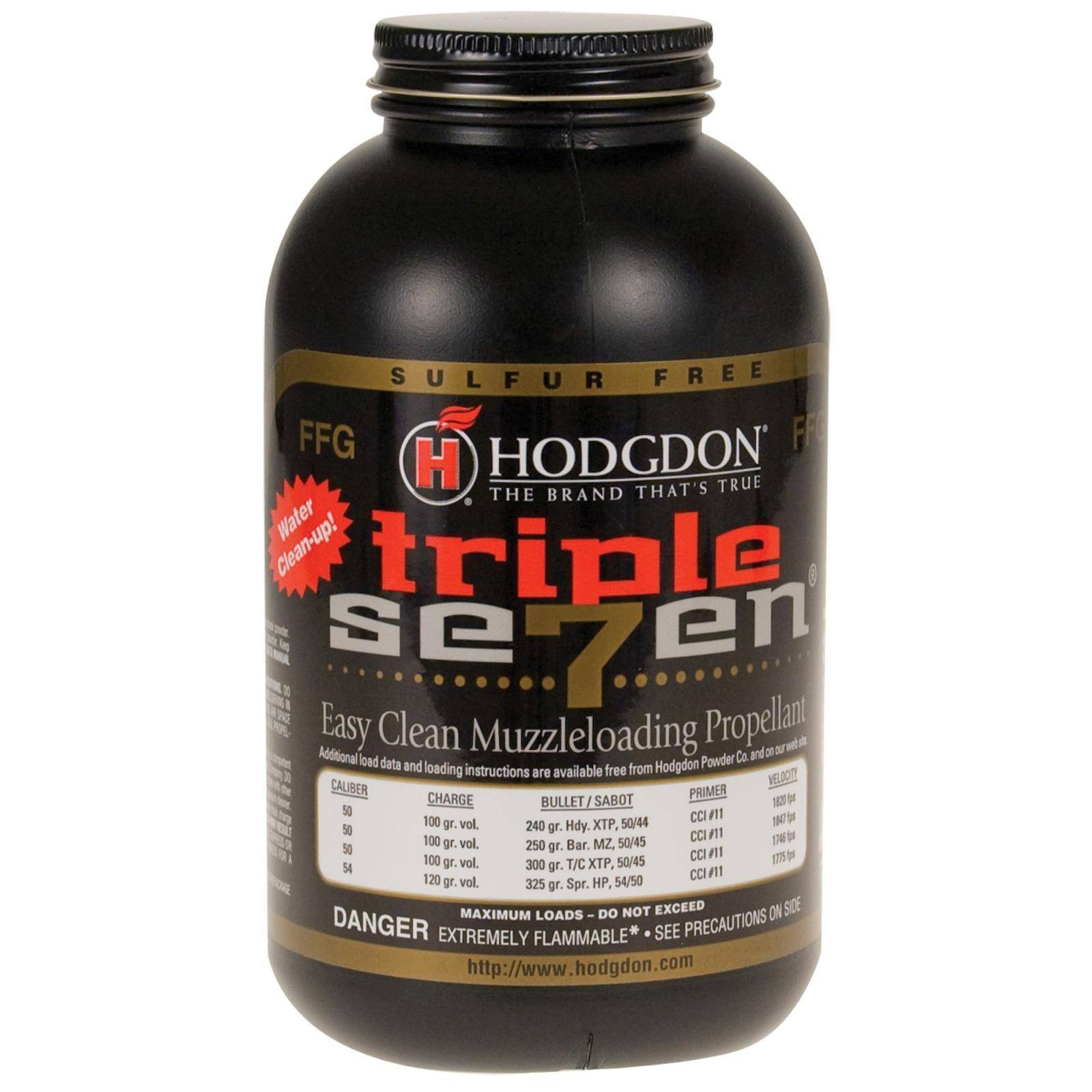 Hodgdon Triple Seven Granular Powder - Muzzleloader FFg 1 lbs 1 lbs ...