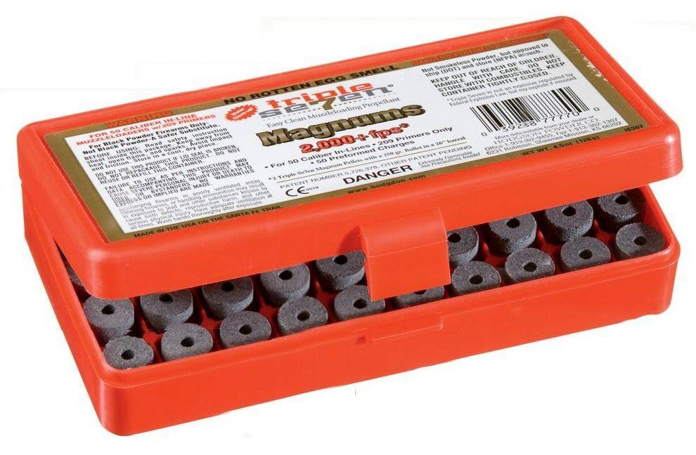 Hodgdon Triple Seven Black Powder Substitute .50 Cal Magnum Pellets ...