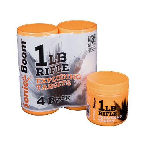 Sonic Boom Exploding Rifle Target 1lb 4/pk - Feather Arms