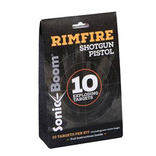 Sonic Boom Exploding Rimfire Target 10/pk - Feather Arms