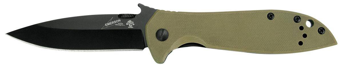 Kershaw Emerson Cqc- 4k Knife / Wave Shaped Opening Feature - Feather Arms