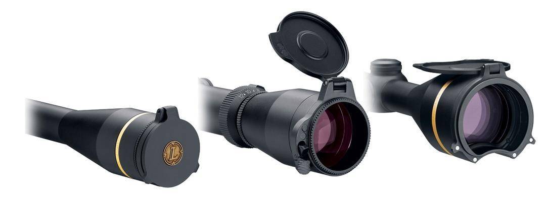 Leupold Alumina Flip-Back Lens Cover Kit 40mm STD - Feather Arms
