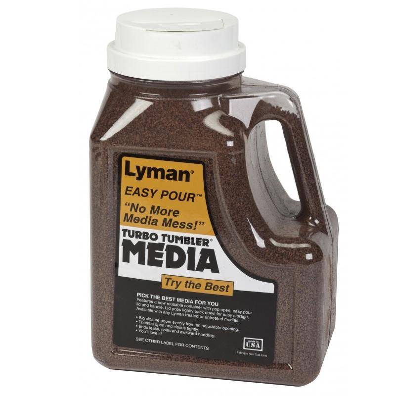 Lyman Turbo Tufnut Media 7 Lbs Easy Pour Container - Feather Arms