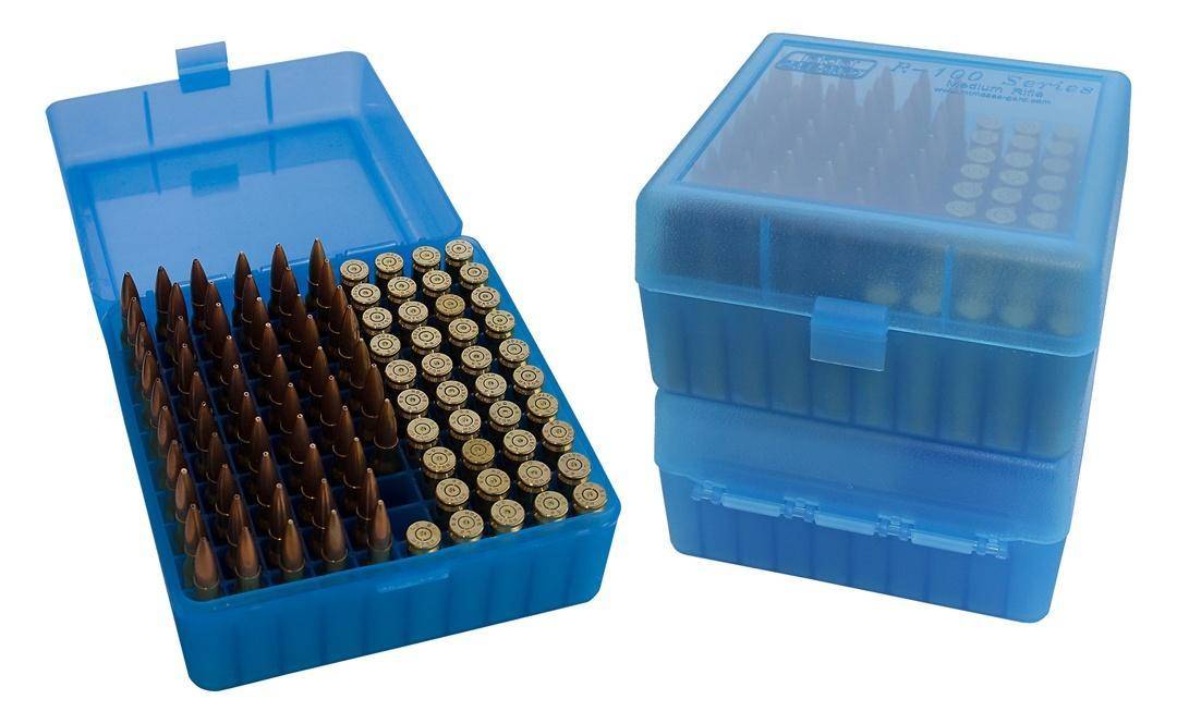 MTM Case-Gard RM100 Series Rifle Ammo Box - 100 - Feather Arms