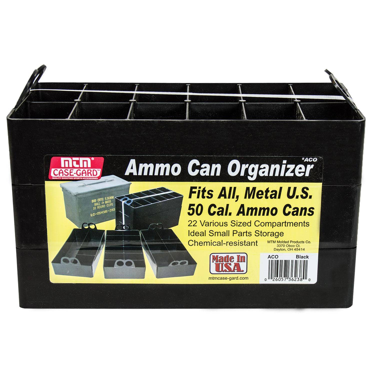 MTM Ammo Can Organizer .50 cal - 3/ct - Feather Arms
