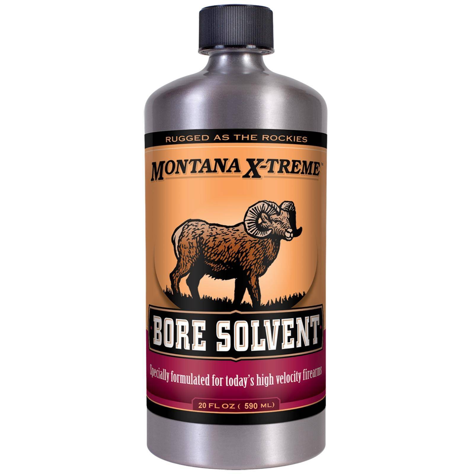 Montana X-Treme Bore Solvent 20 oz Bottle - Feather Arms