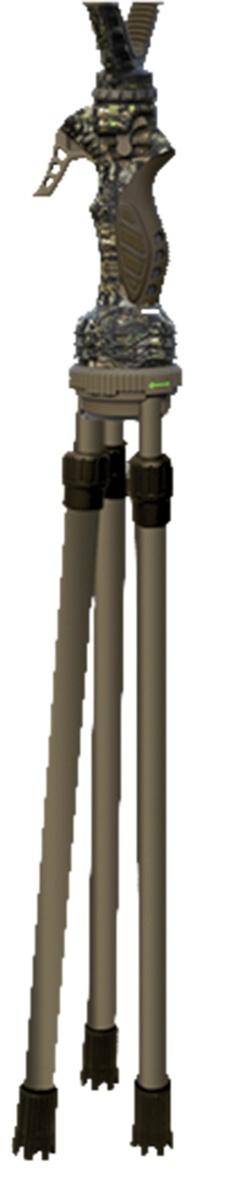 Primos GEN3 TriPod Trigger Stick - Short TriPod - Feather Arms