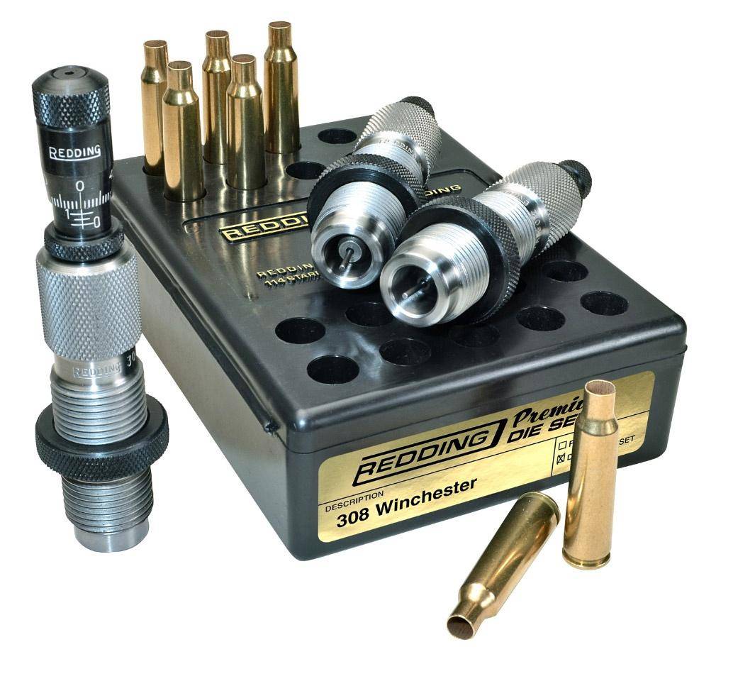 Redding Premium Series Deluxe 3-Die Set .22-250 Rem - Feather Arms
