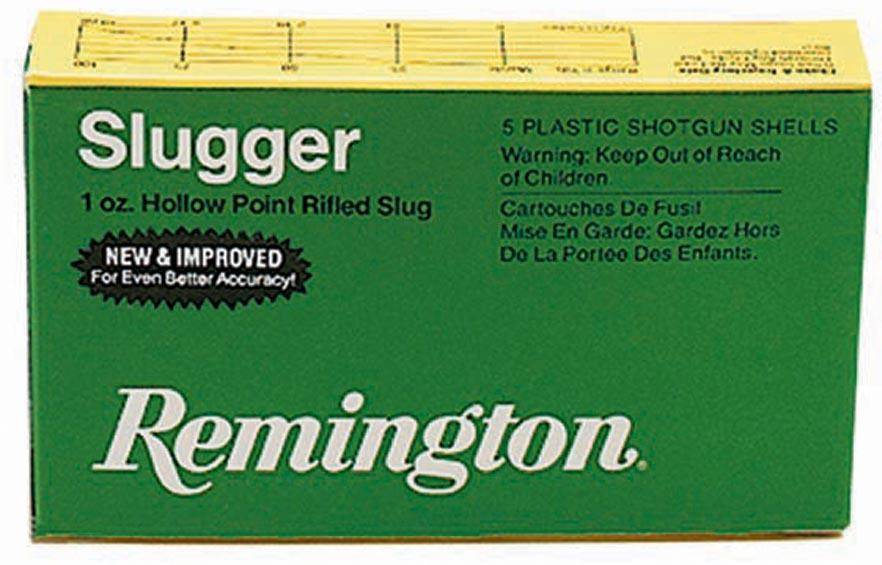 Remington Slugger Rifled Slug 12 Ga 3" MAX 1 Oz Slug 1760 Fps - 5/box ...