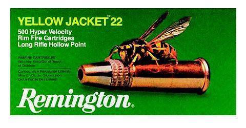 Remington .22 Yellow Jacket Rimfire Ammunition .22 Lr 33 Gr Tchp 50/box ...