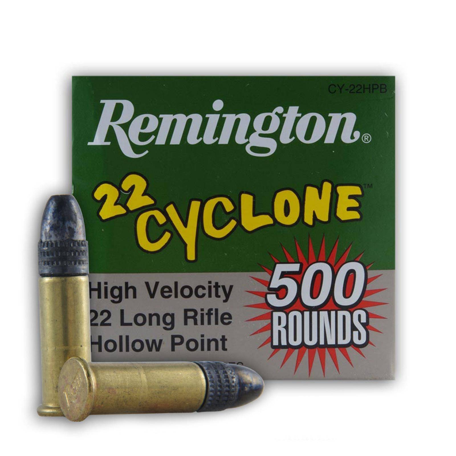 Remington Cyclone .22 Lr 36 Gr Cyclone Hp Rimfire Ammo - 50/box ...
