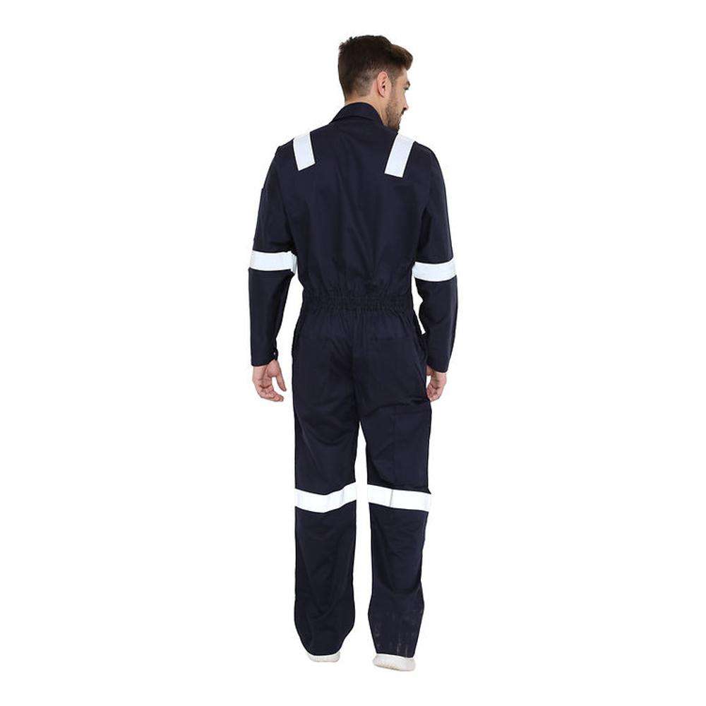 Vaultex MUN 250GSM Anti Static Fire Retardant Cotton Coverall, Royal ...