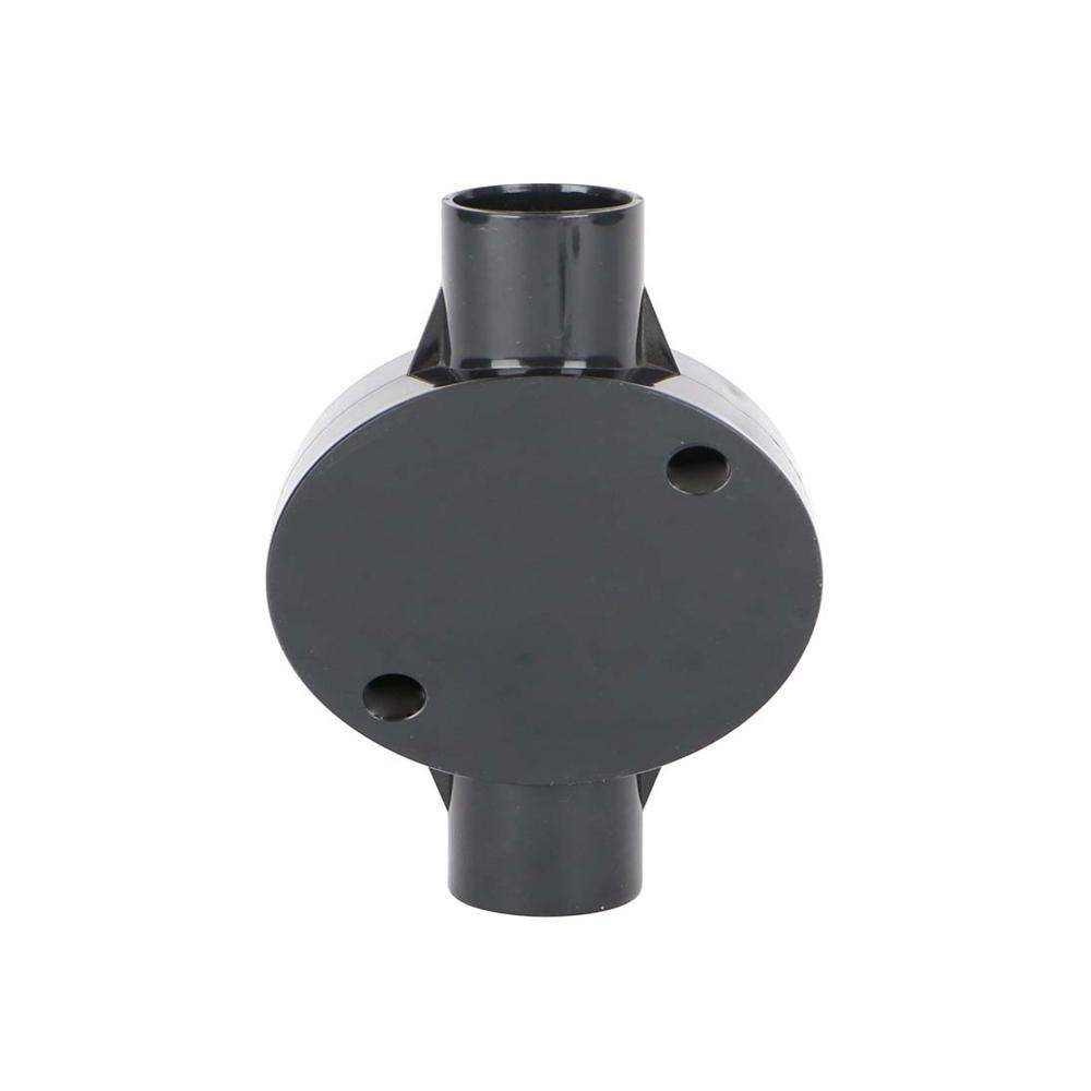 Decoduct 25mm Straight Way Circular Box