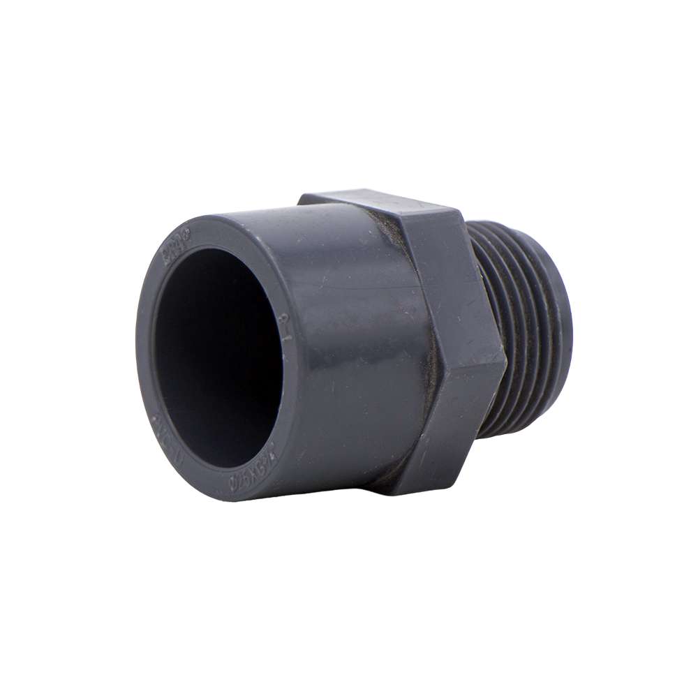 PVC Male Thread Adaptor, 20MM, Connect To Two Pipes in Different Ends ...