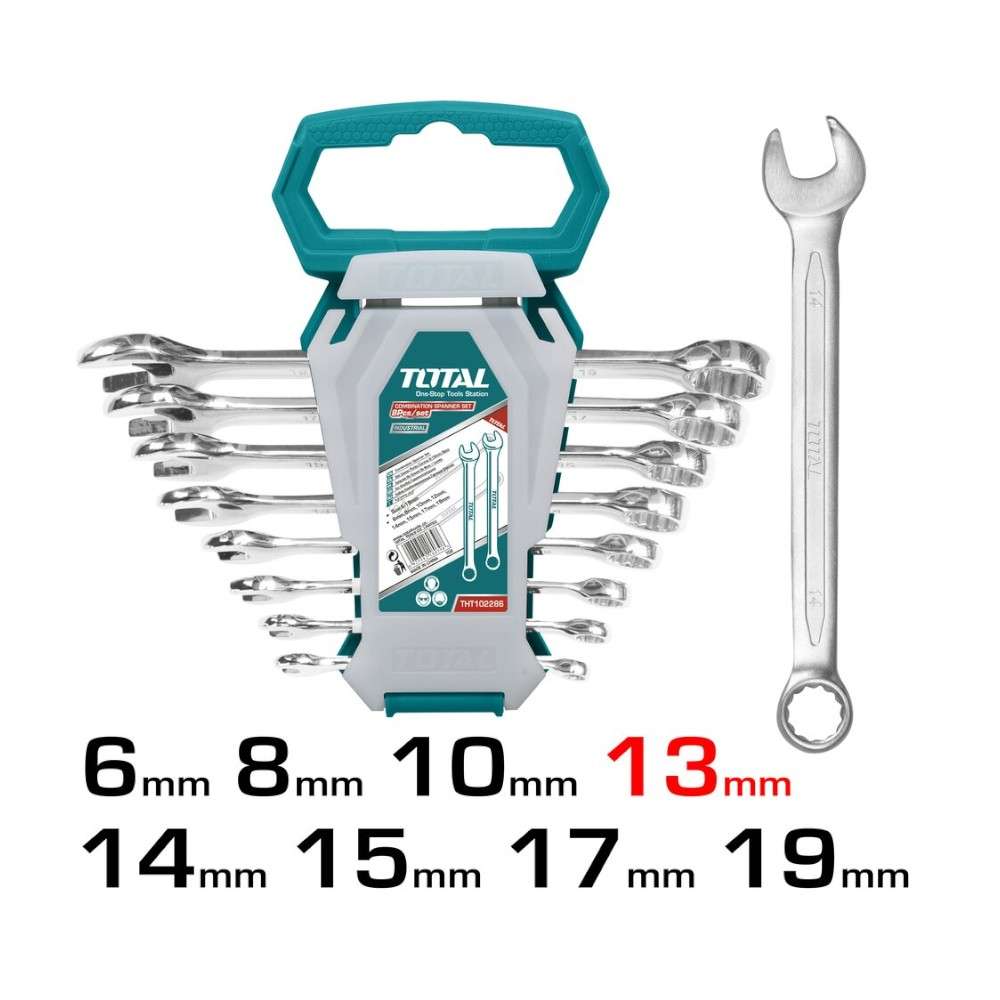 Buy Total THT102286 Combination Spanner Set 8Pcs Online UAE