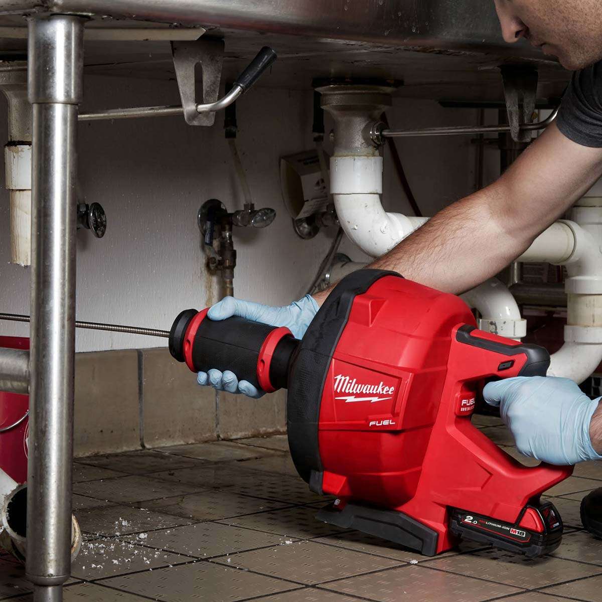 Milwaukee M18FDCPF10-0C 18V Power Feed Drain Cleaner (Bare Tool)