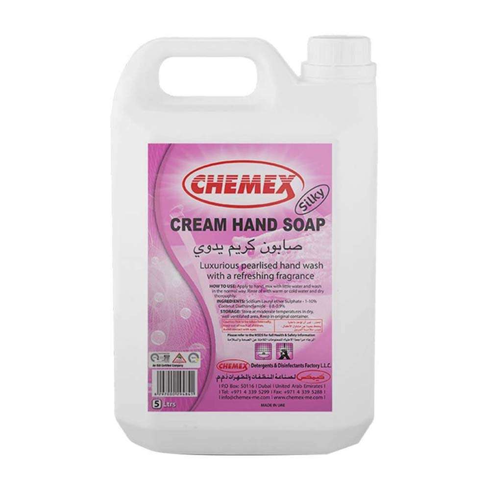 Buy Chemex Hand Soap Liquid Silky Smooth, 5L Online UAE