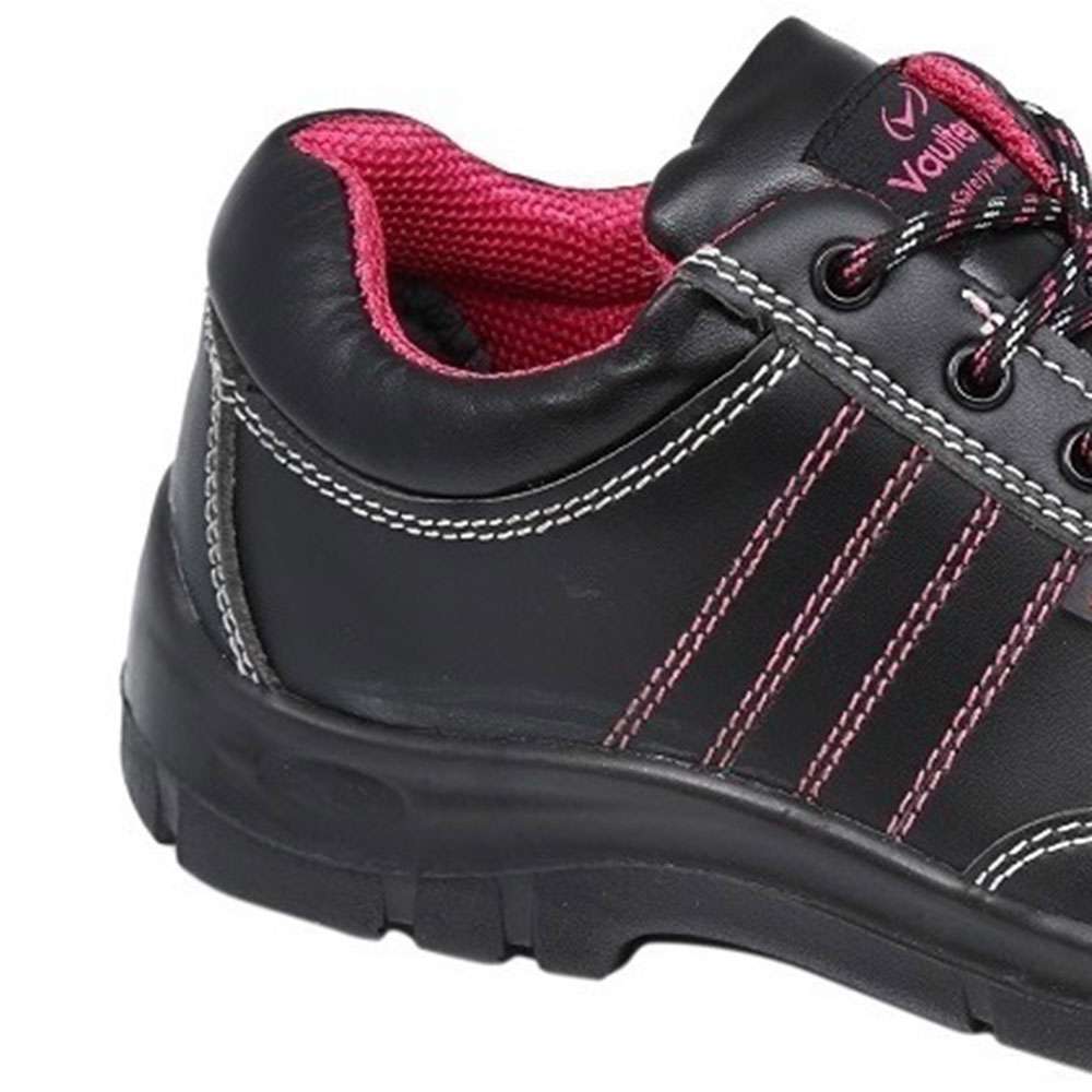 Vaultex JIK Low Ankle Steel Toe Safety Shoe, Black