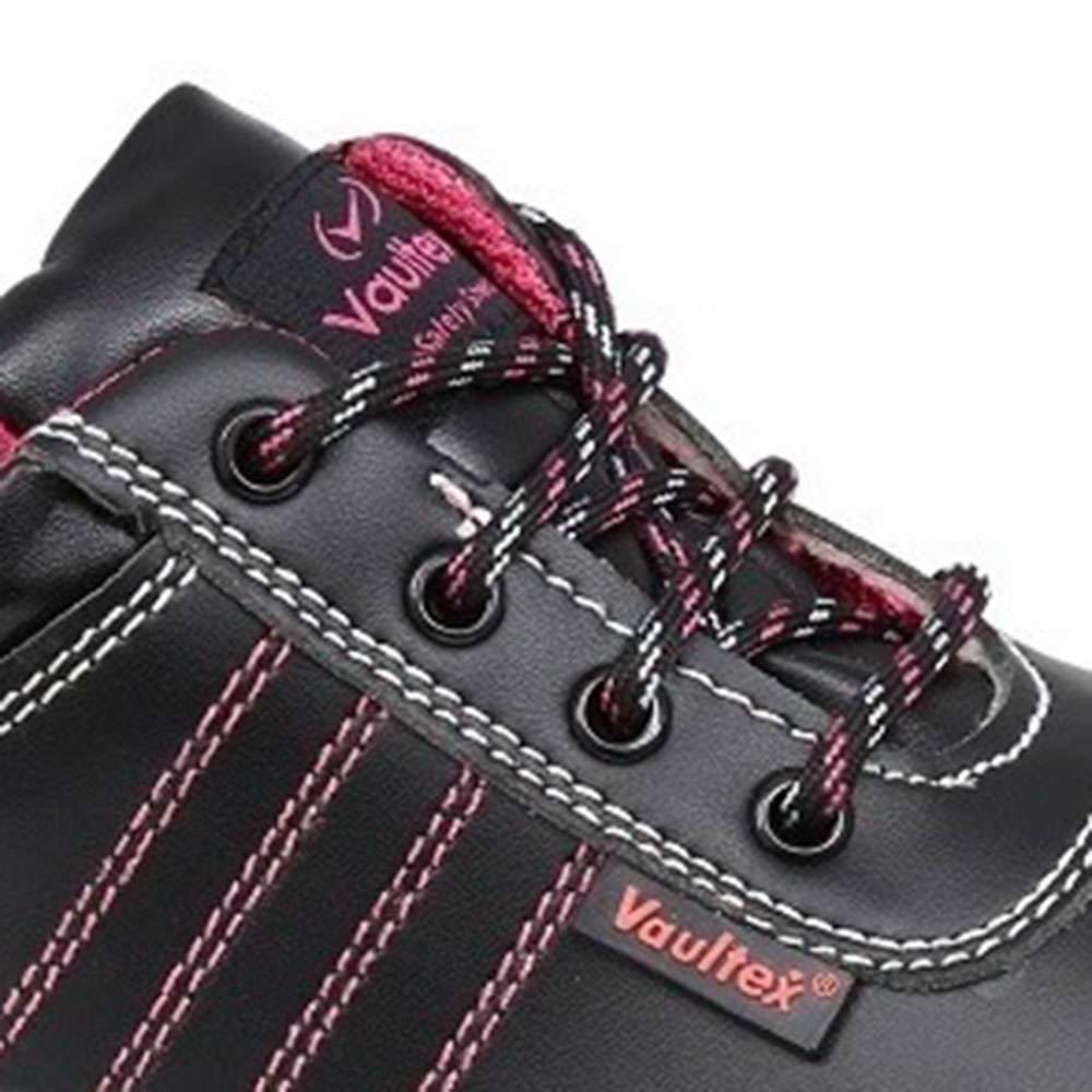 Vaultex JIK Low Ankle Steel Toe Safety Shoe, Black