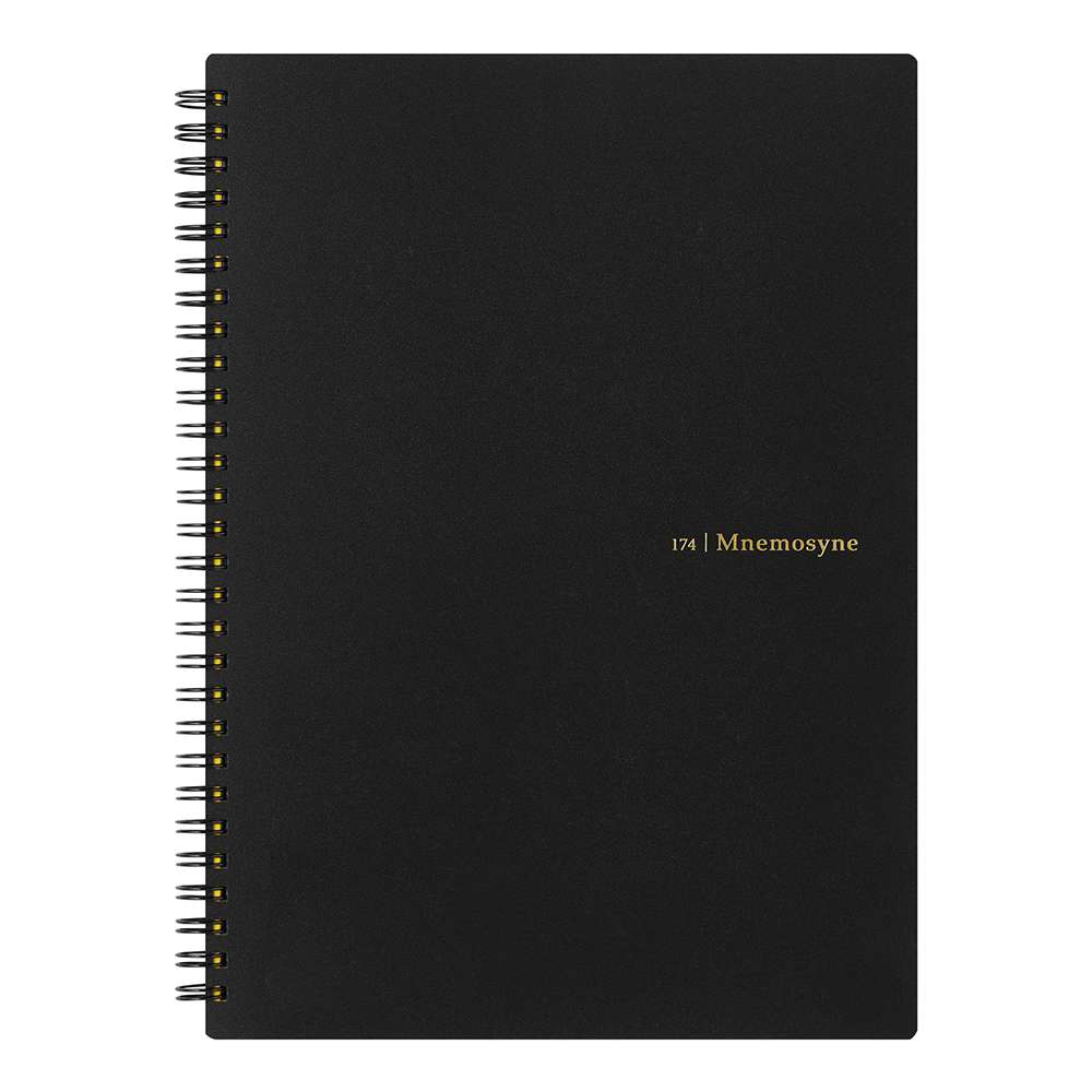 Maruman Mnemosyne Memopad B5 7mm 30-Line 80 Sheets Black