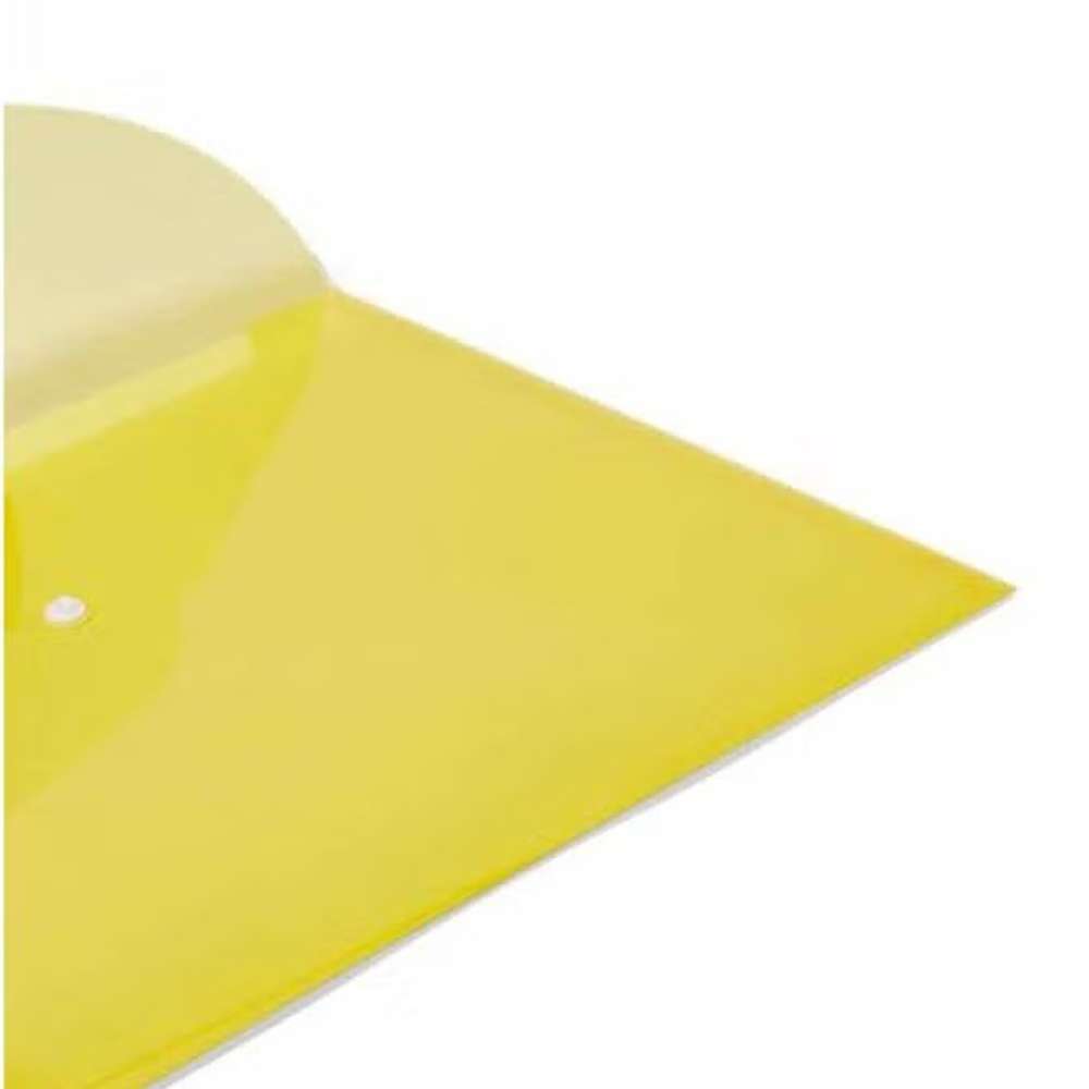 Atlas Document Bag with Card Button Yellow | Fast Shipping