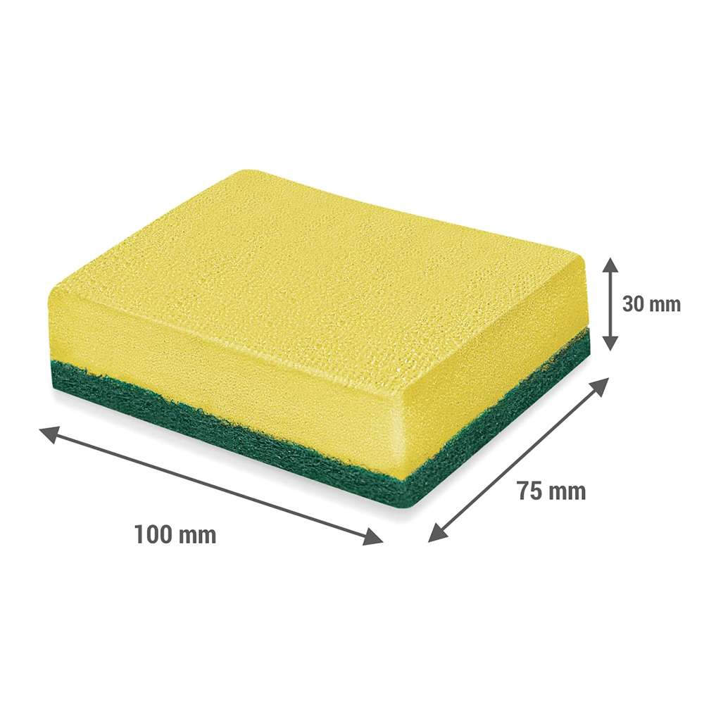 Spotzero by Milton Sponge & Scrub Set Multi-Use Pack of 5