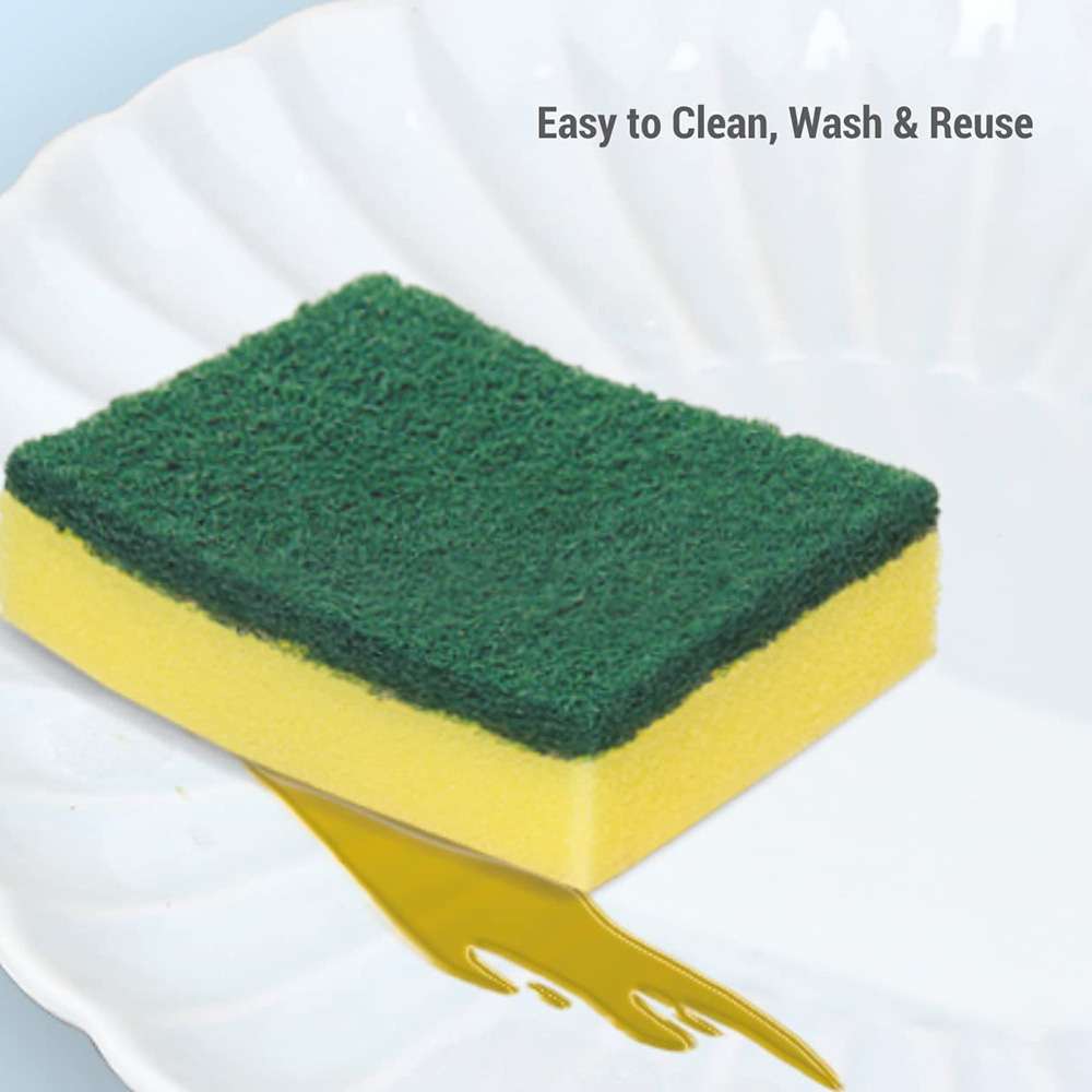 Spotzero by Milton Sponge & Scrub Set Multi-Use Pack of 5