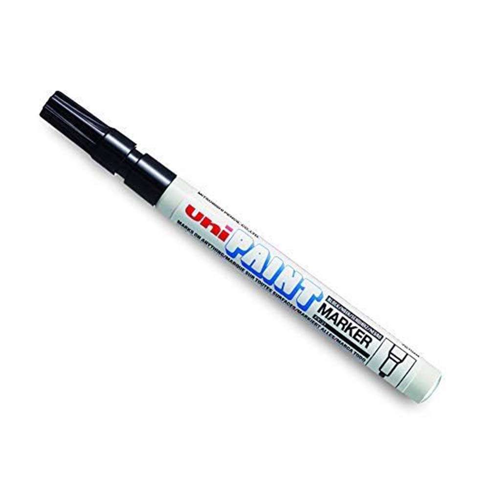 Uni-ball Paint Marker 1-1.5mm Line Oil Based Ink Black | UAE