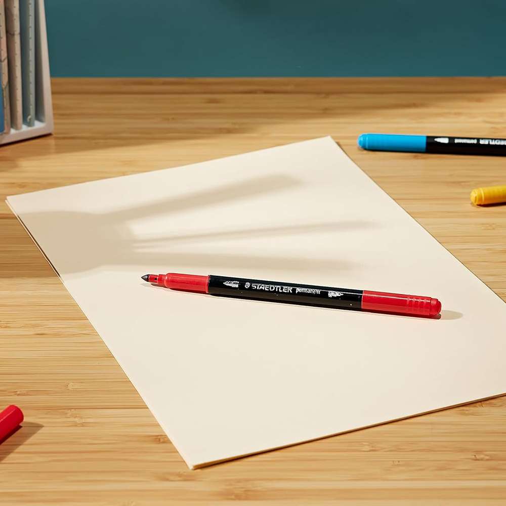 Staedtler Double-Ended Permanent Fibre-Tip Marker Pack of 36