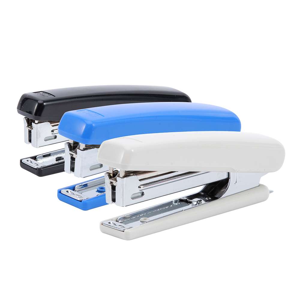 Deli No.10 Stapler 12-Sheet Capacity with Remover | Assorted