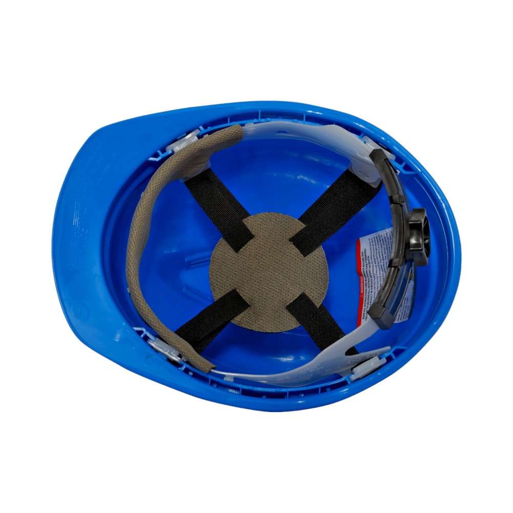Ameriza Guard Ventilated Safety Helmet with Ratchet Suspension, Blue